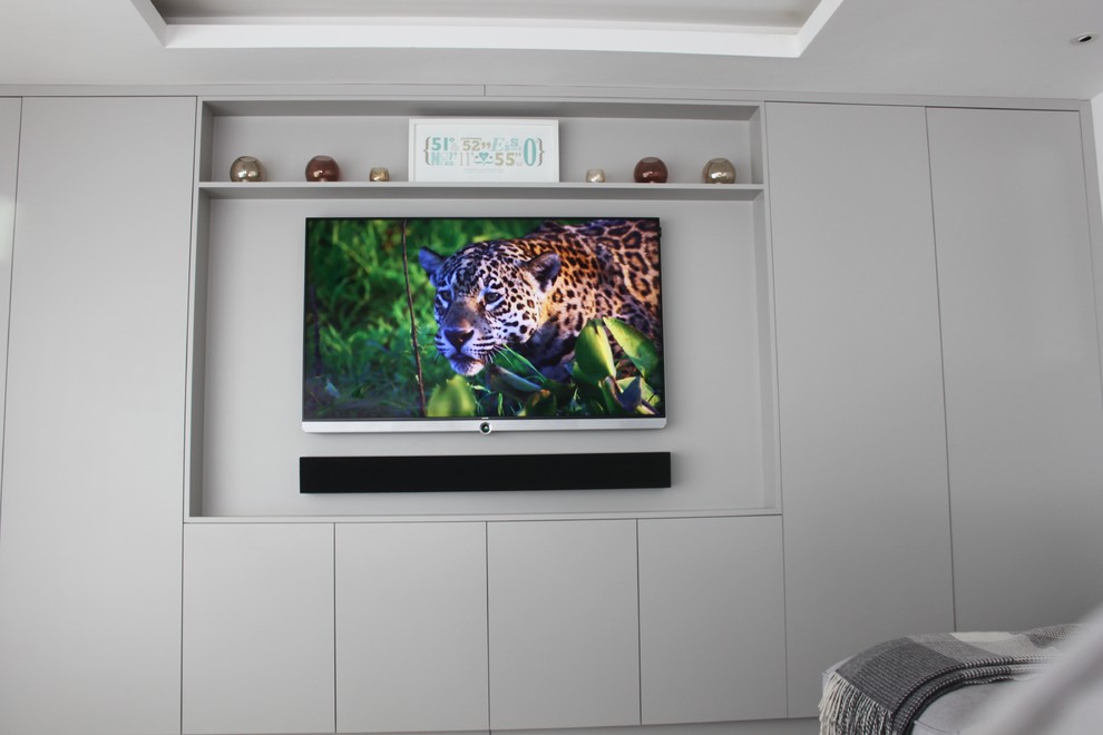 Bespoke Joinery TV Set-up - Contemporary - Living Room - Kent - by ...