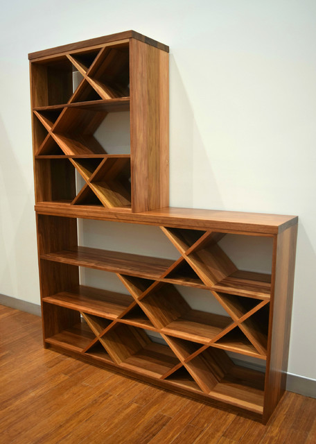 Bespoke shelving unit - Modern - Living Room - Brisbane - by Buywood ...