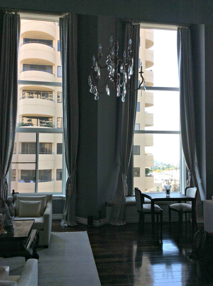 Beverly Hills, penthouse window tint installation - Modern - Living ...