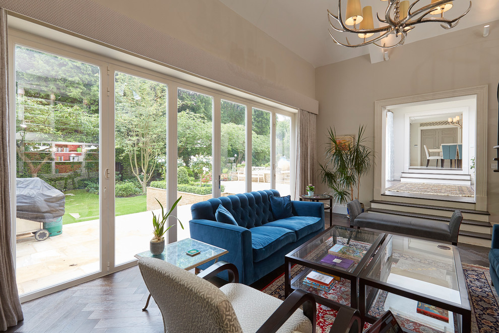 Bi-Fold Door In French Vanilla Finish - Traditional - Living Room ...
