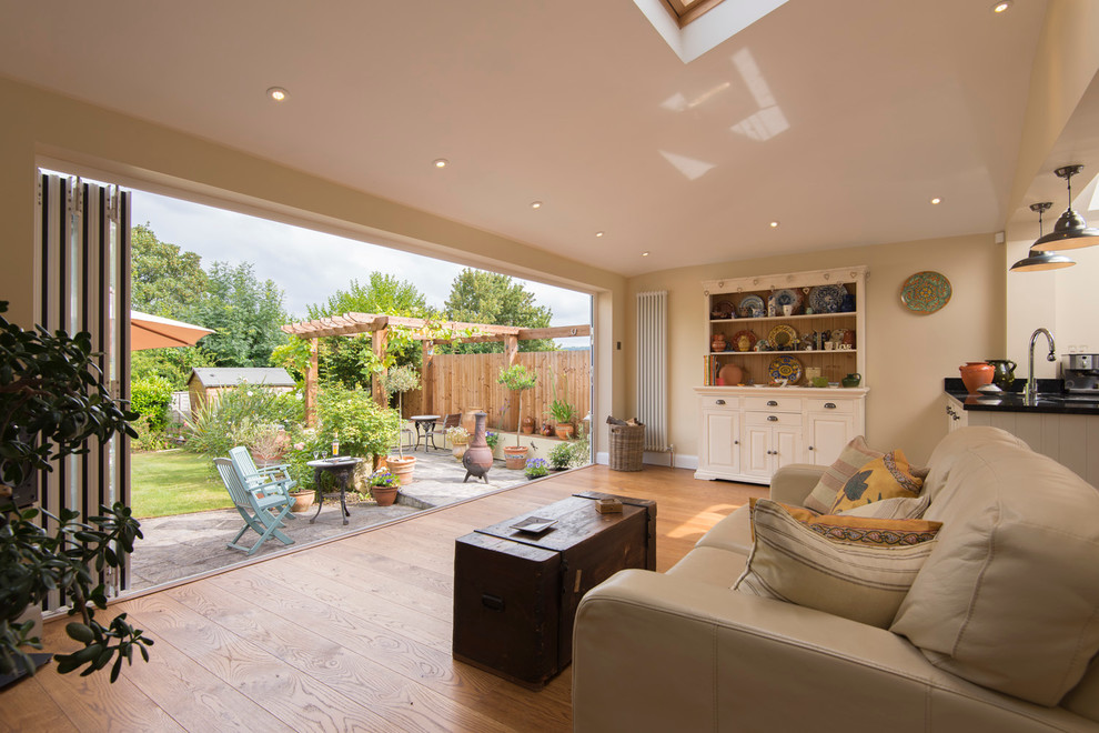 Bifolding Extension - Contemporary - Living Room - Buckinghamshire - by ...