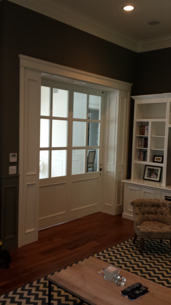 Big Barn Door - Traditional - Living Room - Los Angeles - by Voorhees ...