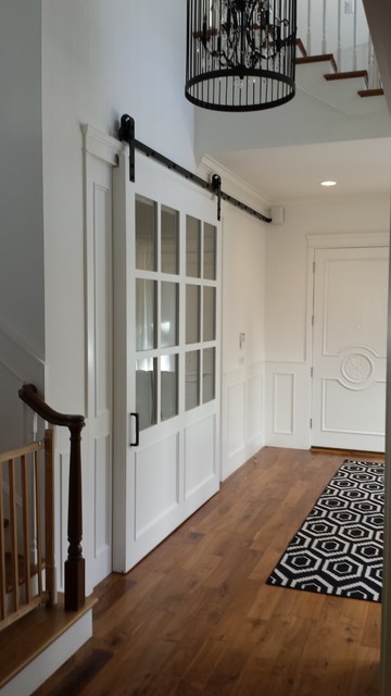 Big Barn Door - Traditional - Living Room - Los Angeles - by Voorhees ...