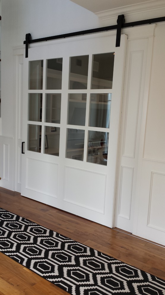 Big Barn Door - Traditional - Living Room - Los Angeles - by Voorhees ...