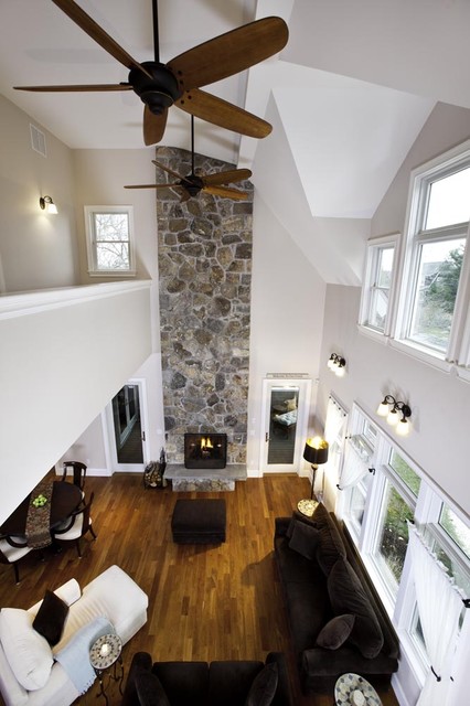 Bird's eye view of Living Room - Classique - Salon - Boston - par Forum ...