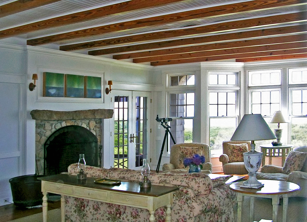 Block Island House - Beach Style - Living Room - New York - by Robert ...