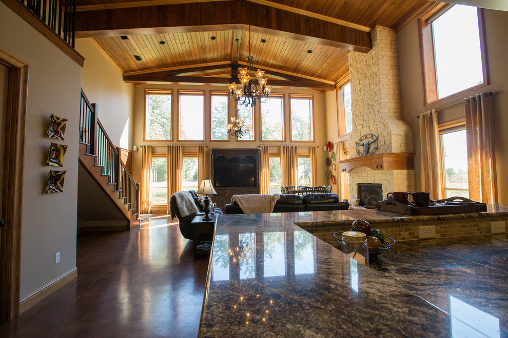 Blue Moon Ranch - Rustic - Living Room - Dallas - by DMM Designs | Houzz