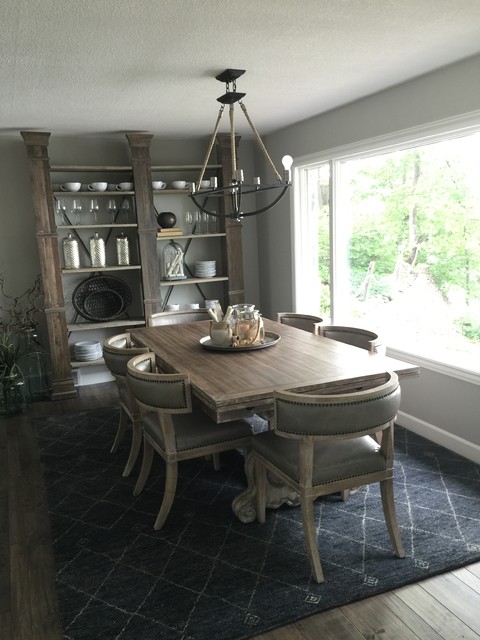 Blue, White, & Reclaimed Living - Rustic - Living Room - Other - by ...