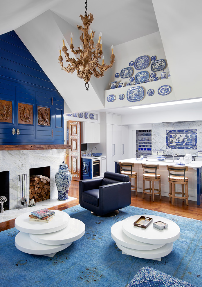 Blue Willow Kitchen - Eclectic - Living Room - Baltimore - by Solid ...