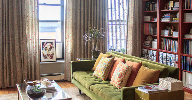Boldly Layered Color and Texture Enliven a Harlem Apartment - Ecléctico ...