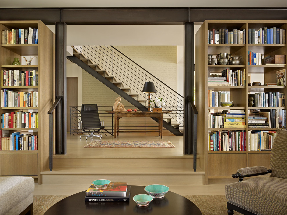 Book House - Contemporary - Living Room - Seattle - by DeForest ...