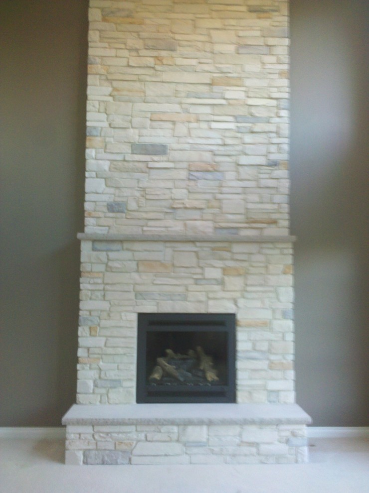 Boral Cultured Stone - Country Ledgestone - Living Room - Detroit - by ...