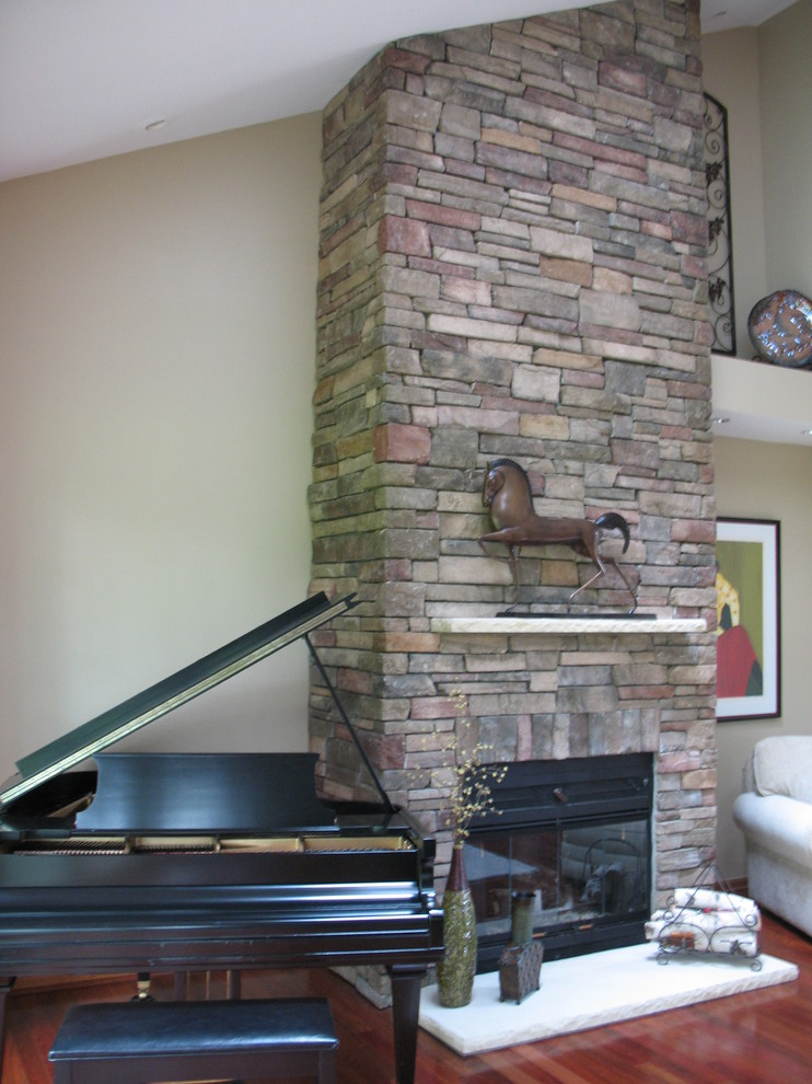 Boral Cultured Stone - Country Ledgestone - Traditional - Living Room ...