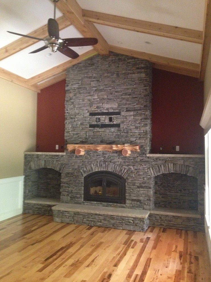 Boral Cultured Stone - Southern Ledgestone - Contemporary - Living Room ...
