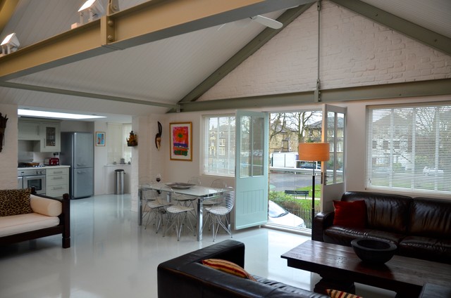 Bowes Park open plan space - Industrial - Living Room - London - by ...