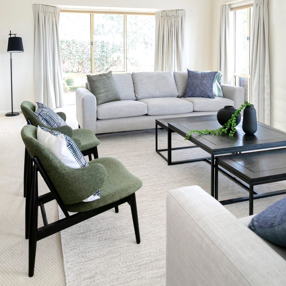 Bowral Holiday House Interior Design - Contemporary - Living Room ...