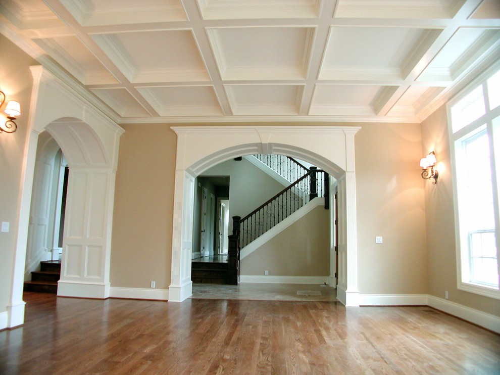 Boxed Beam Ceilings - Traditional - Living Room - Portland - by GoManGo ...
