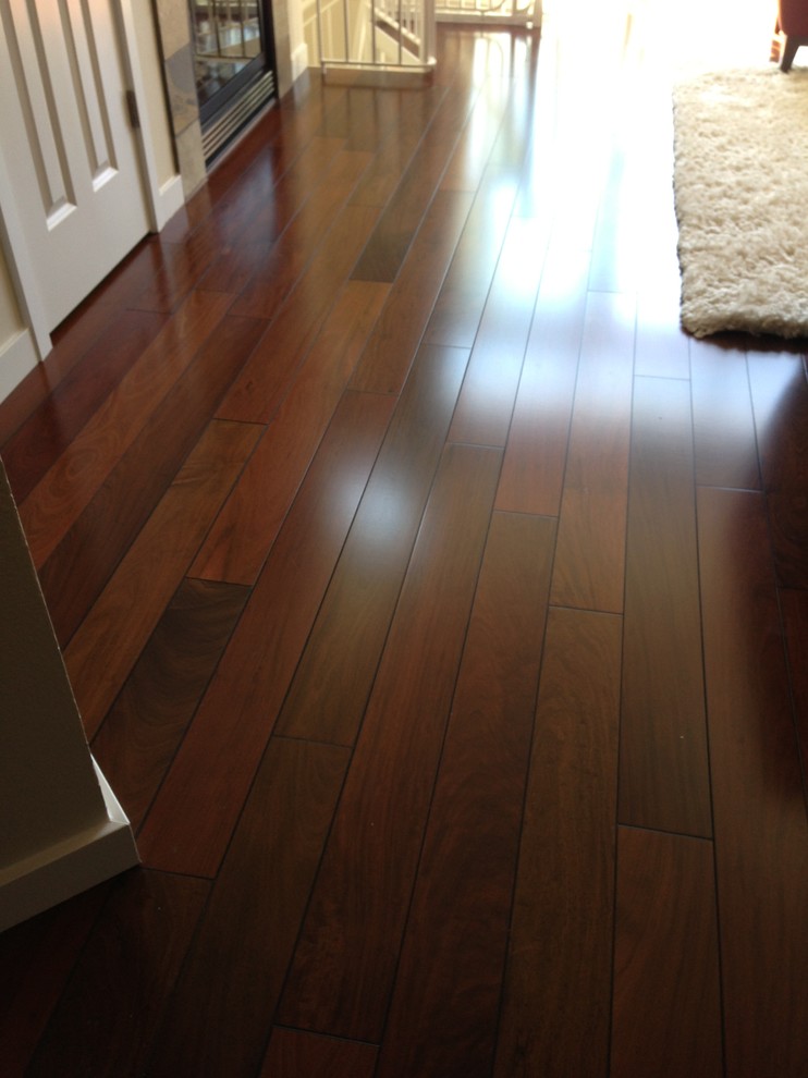 Brazilian Walnut (ipe) with French Bleed - Contemporary - Living Room ...