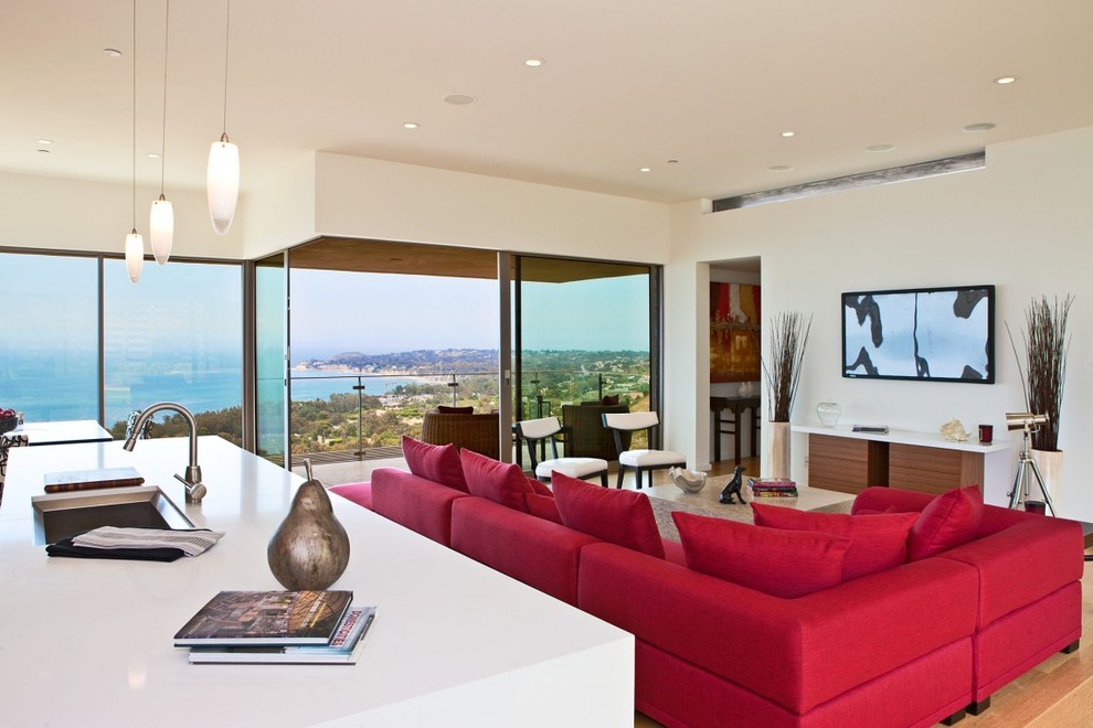 Bridge House Malibu - Contemporary - Living Room - Los Angeles - by ...