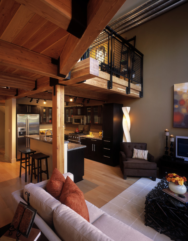 Brix Condominiums - Contemporary - Living Room - Seattle - by MNID ...