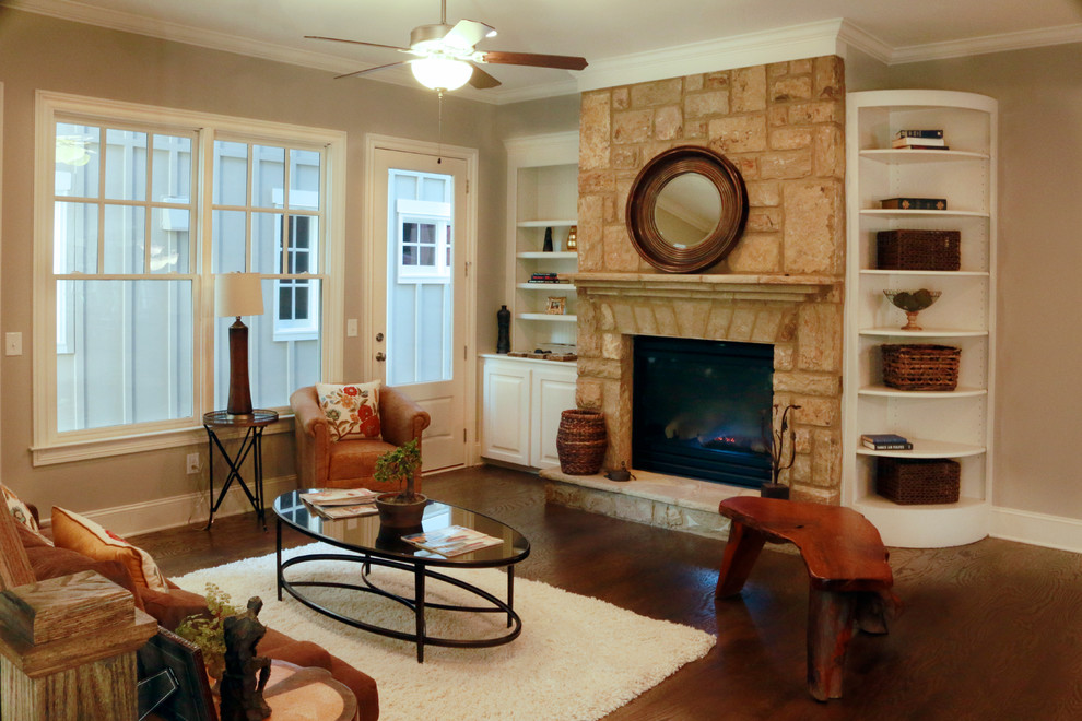 Brock Built Homes - Traditional - Living Room - Atlanta - by Brock ...