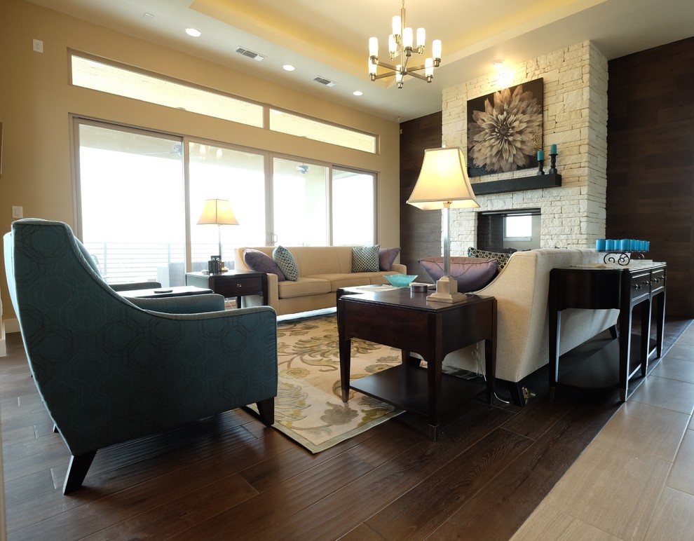 Brownstone European Oak - Contemporary - Living Room - Austin - by ...