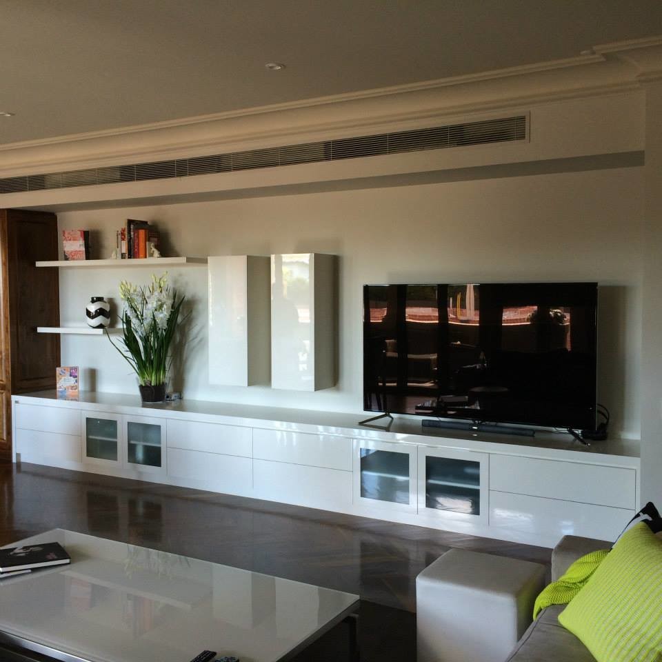 Built In Entertainment Unit and Shelving - Modern - Living Room ...