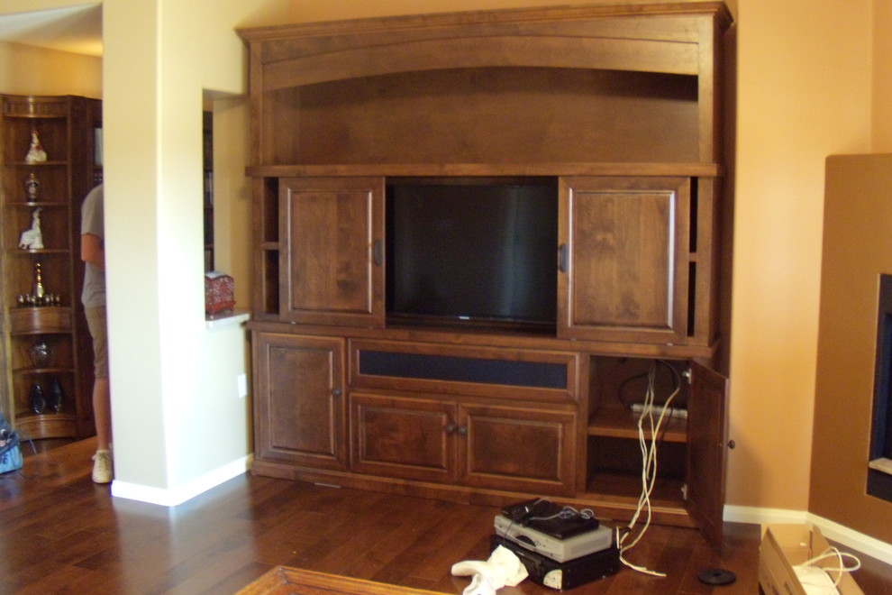 Built-In Media Cabinet - Traditional - Living Room - Phoenix - by ...
