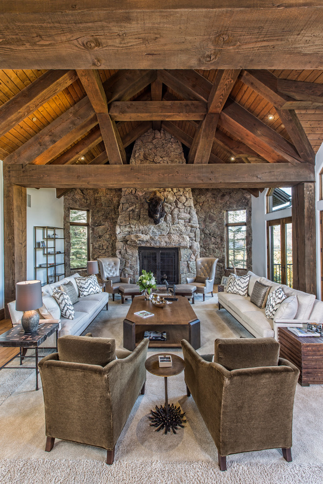 Buttermilk Ski Home - Rustic - Living Room - Denver - by Cathers Home ...