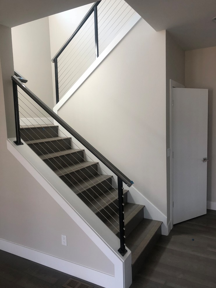 Cable Railing - Modern - Staircase - Seattle - by Real Steel ...