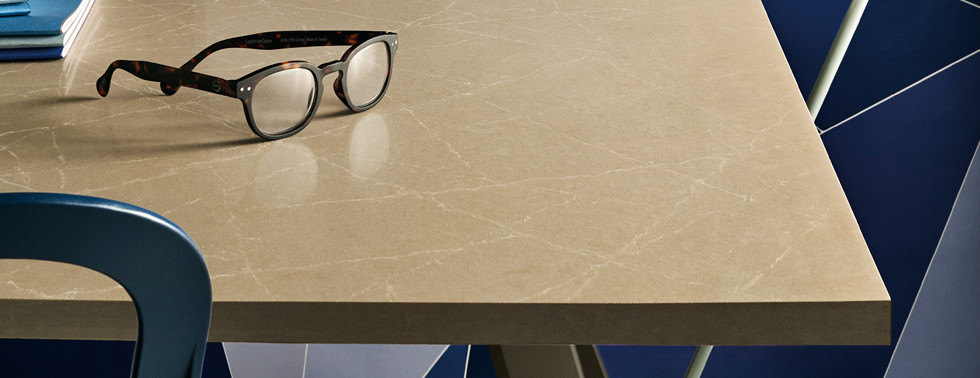 Caesarstone 5134 Urban Safari quartz - Living Room - London - by Mkw ...