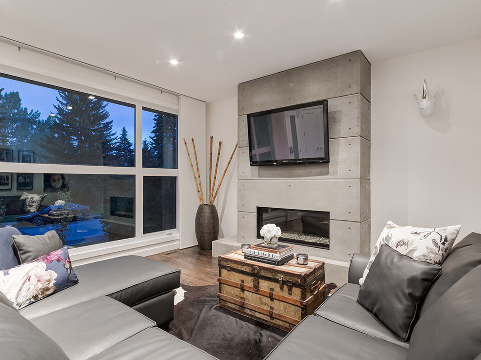 Calgary Modern Home - Modern - Living Room - Calgary - by SMPL Design ...