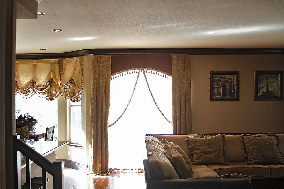 California Project Unique Luxurious Drapery - Traditional - Living Room ...