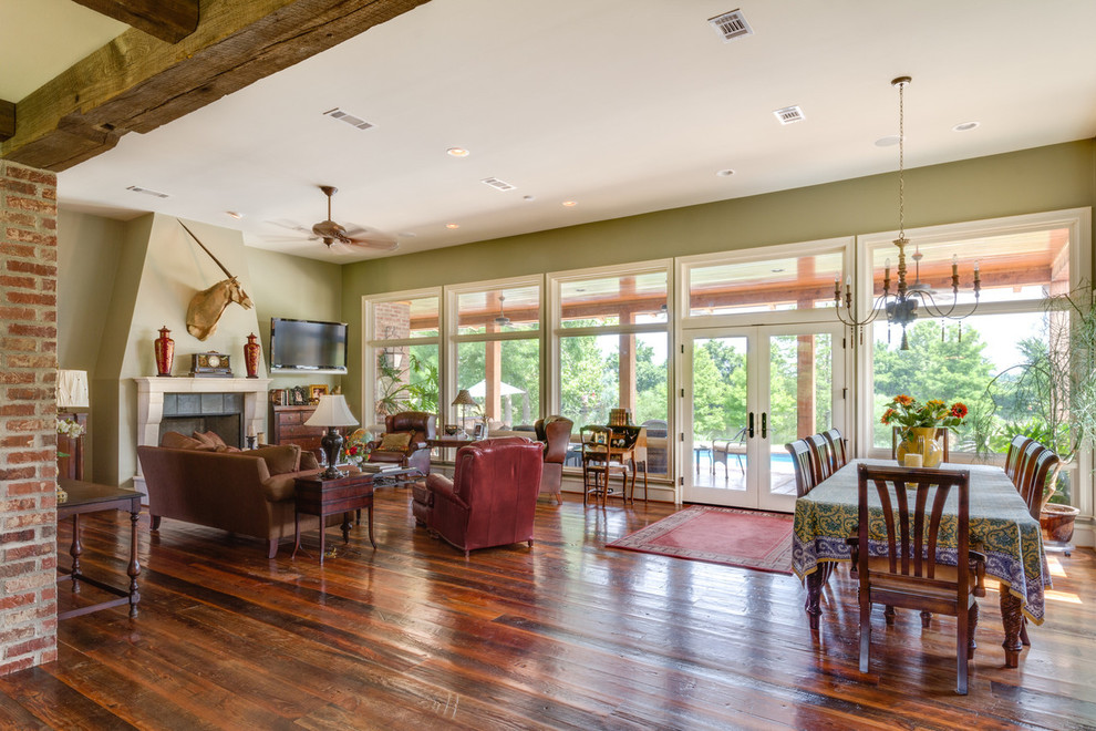 Cane River Retreat - Farmer Payne Architects - Traditional - Living ...
