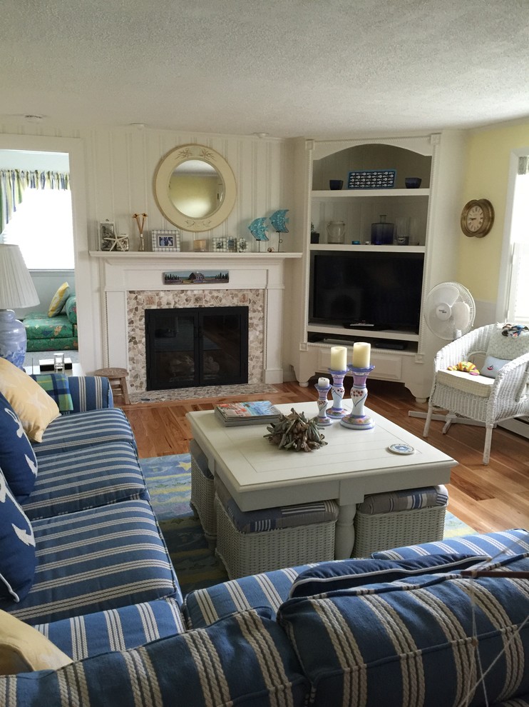 Cape Cod Living Room - Beach Style - Living Room - Boston - by kyle ...