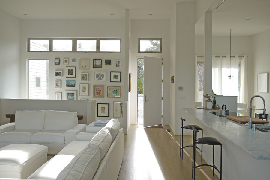 cape cod modern house - Modern - Living Room - Boston - by stephen ...