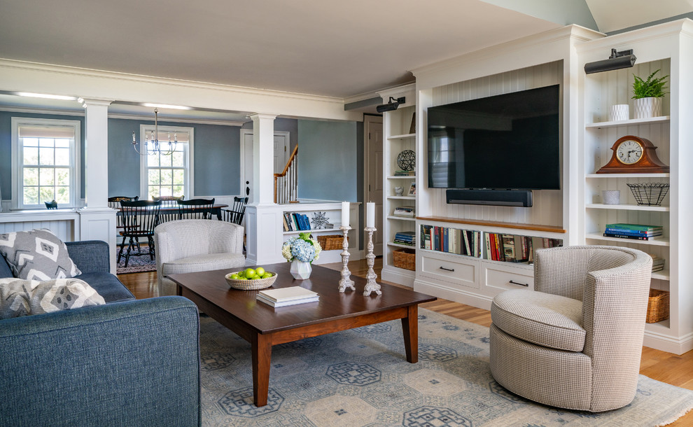 Cape Style Home - Traditional - Living Room - Boston - by Cummings ...