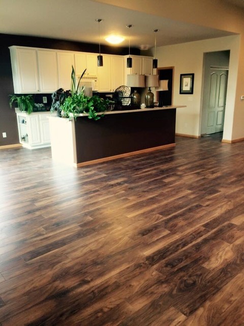 Carpetland USA Before & After Photos - Traditional - Kitchen - Cedar ...