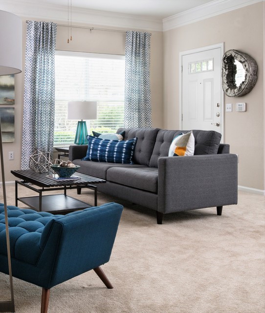 Carrington model - Modern - Living Room - Kansas City - by Michelle ...