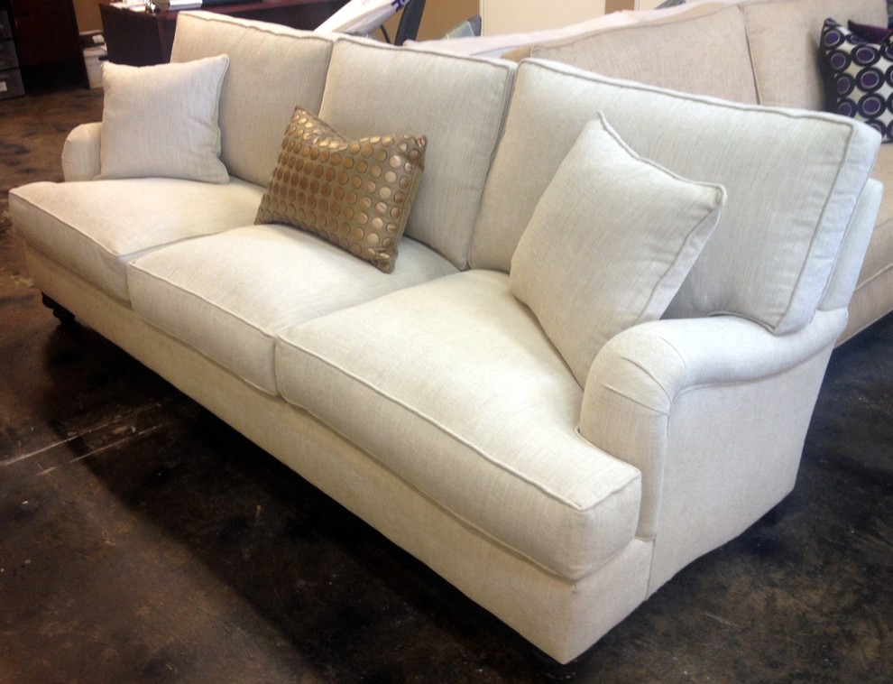 CASSIE STYLE - TRADITIONAL ENGLISH ROLL ARM - CUSTOM SECTIONAL SOFA ...