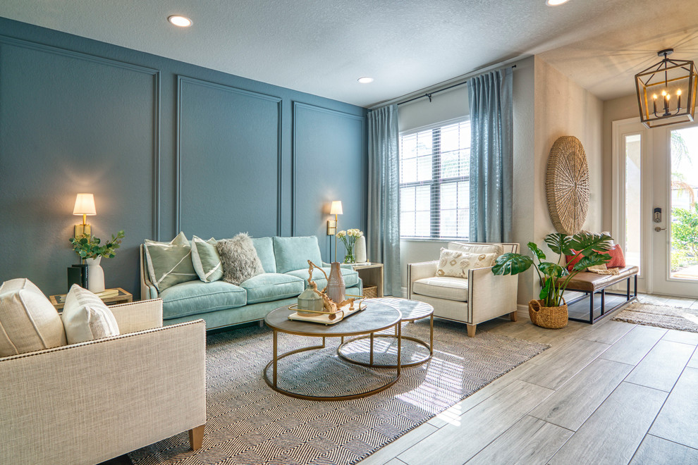 CASUAL LUXURY - Beach Style - Living Room - by Harper Haus Interiors ...
