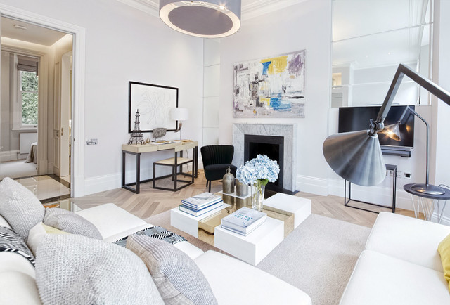 Cathcart Road, Chelsea, SW10, London - Contemporary - Living Room ...