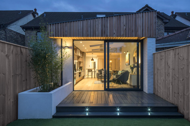 Cedar Clad Extension - Contemporary - Living Room - Dublin - by User ...