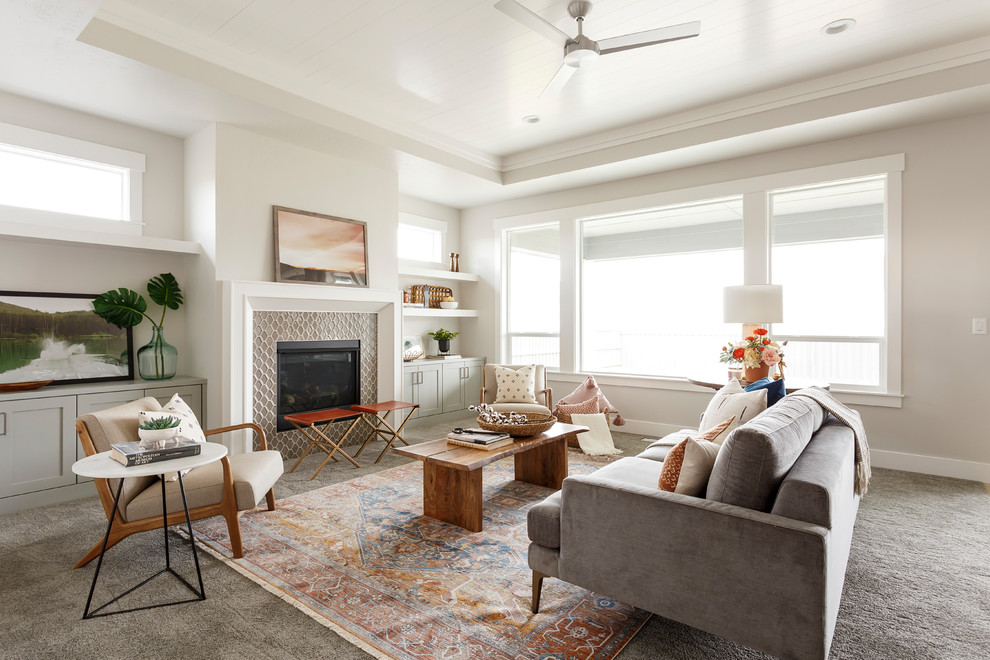 Century Farms Alder Model - Farmhouse - Living Room - Boise - by ...
