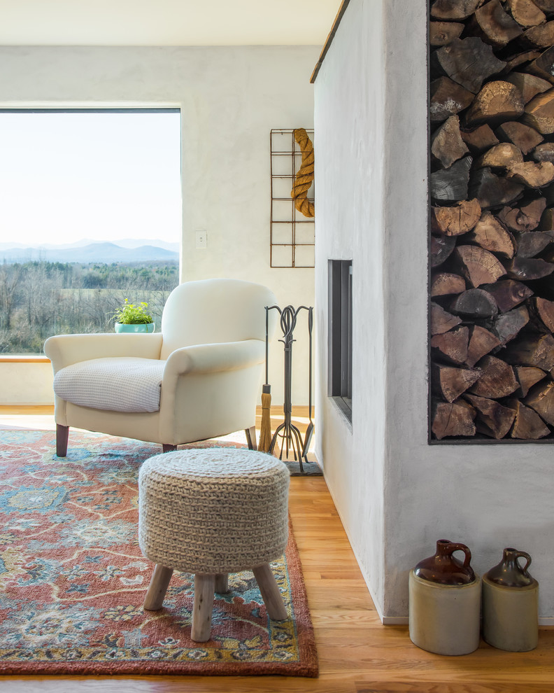 Charlotte Deep Energy Retrofit & Renovation - Eclectic - Living Room ...