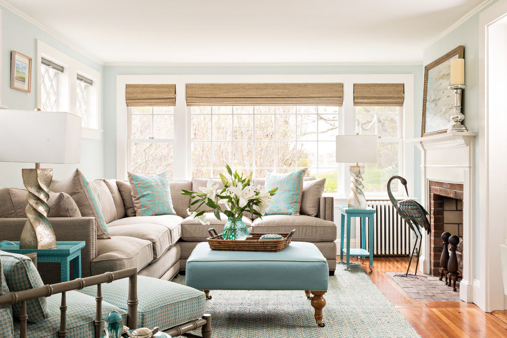 Chatham Charming Beach Design - Beach Style - Living Room - Boston - by ...