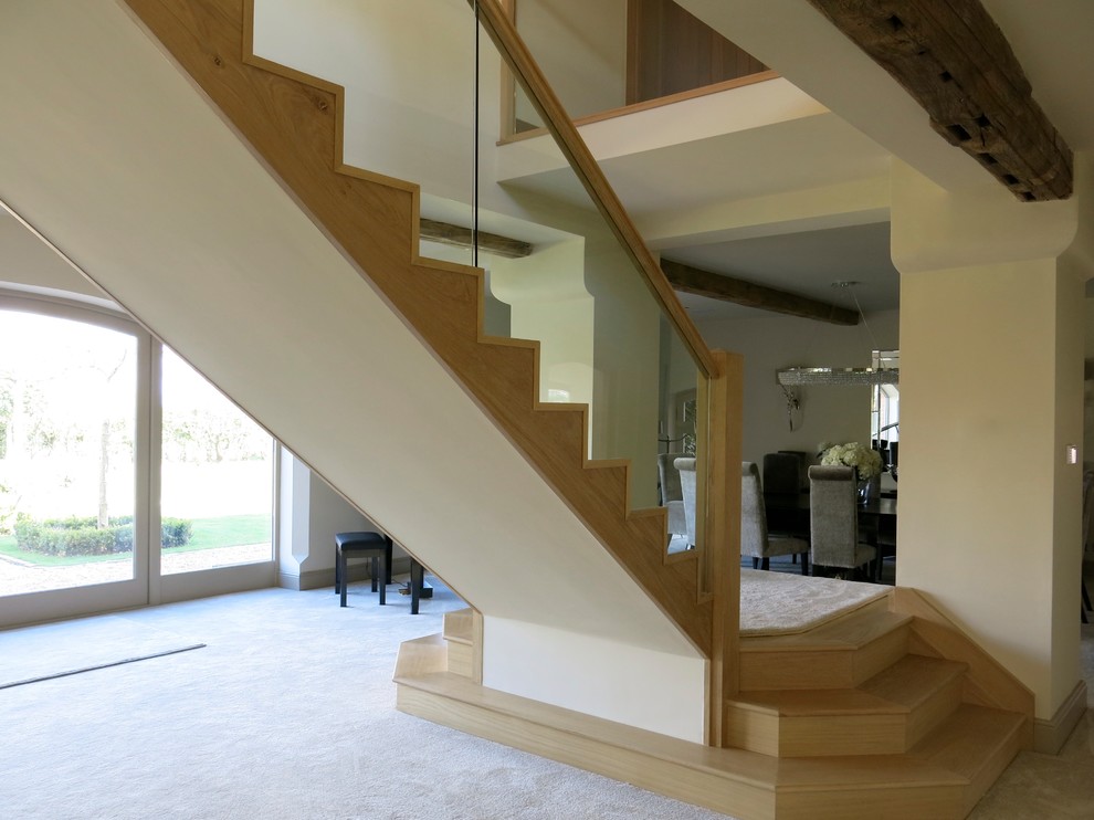 Cheshire Barn Renovation - Contemporary - Staircase - Gloucestershire ...