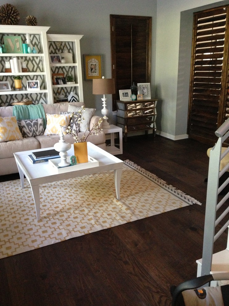 Chic Front Room - Modern - Living Room - Austin - by HardwoodBargains ...