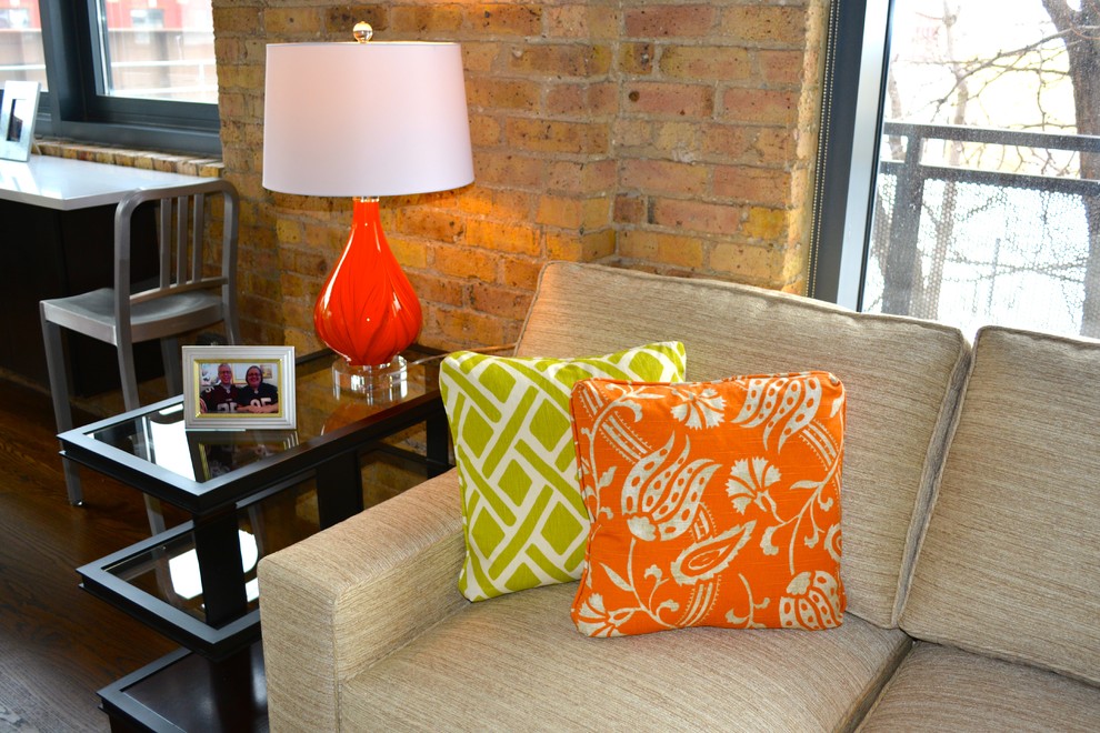 Chicago Loft A Colorful Point Of View - Modern - Living Room - Chicago ...