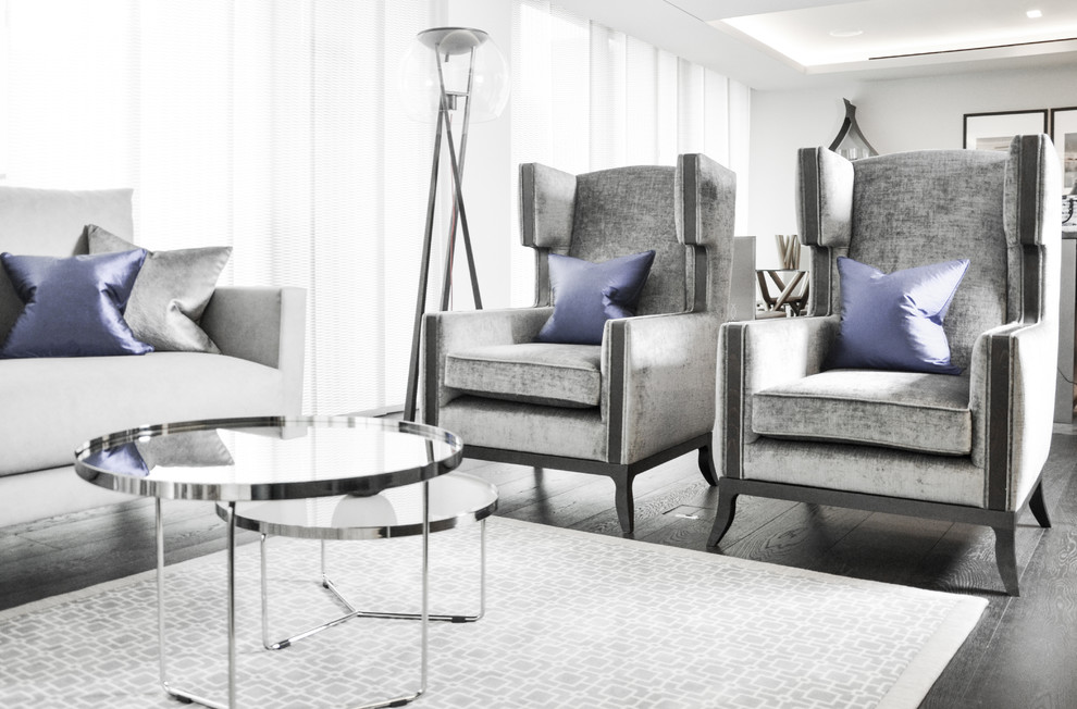 Chiltern Street Penthouse - Modern - Living Room - London - by DB ...